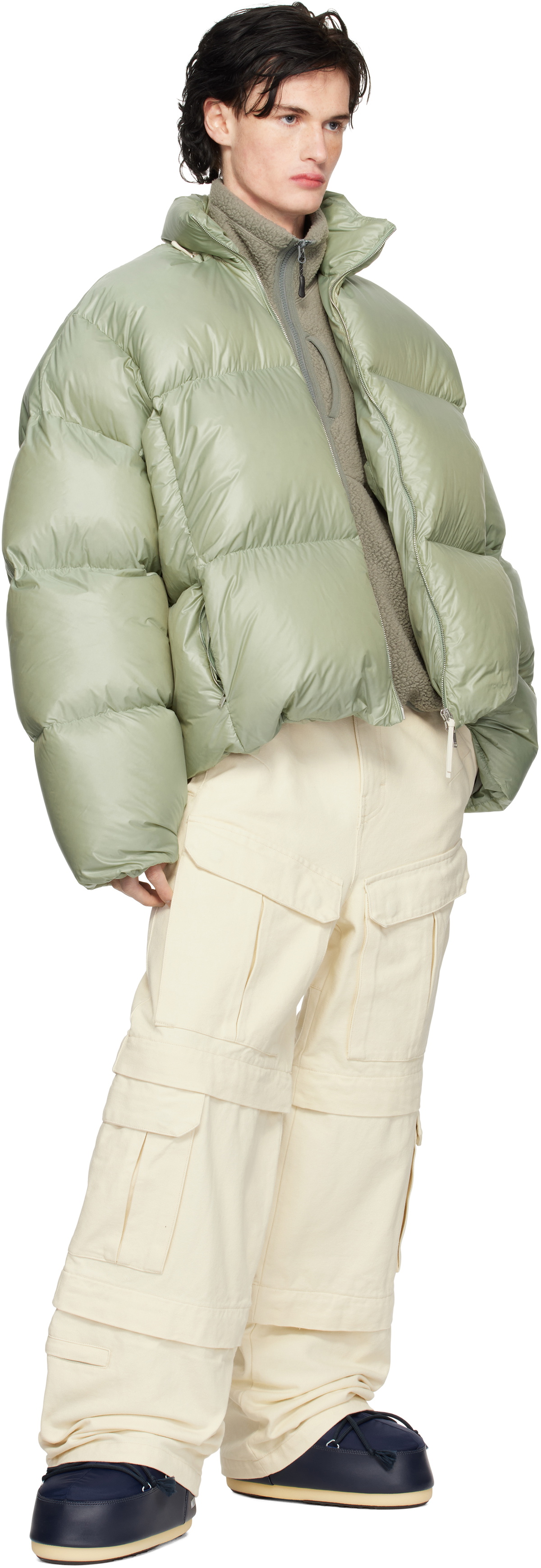 Moon Boot Blue Icon Low Nylon Boots Moon Boot