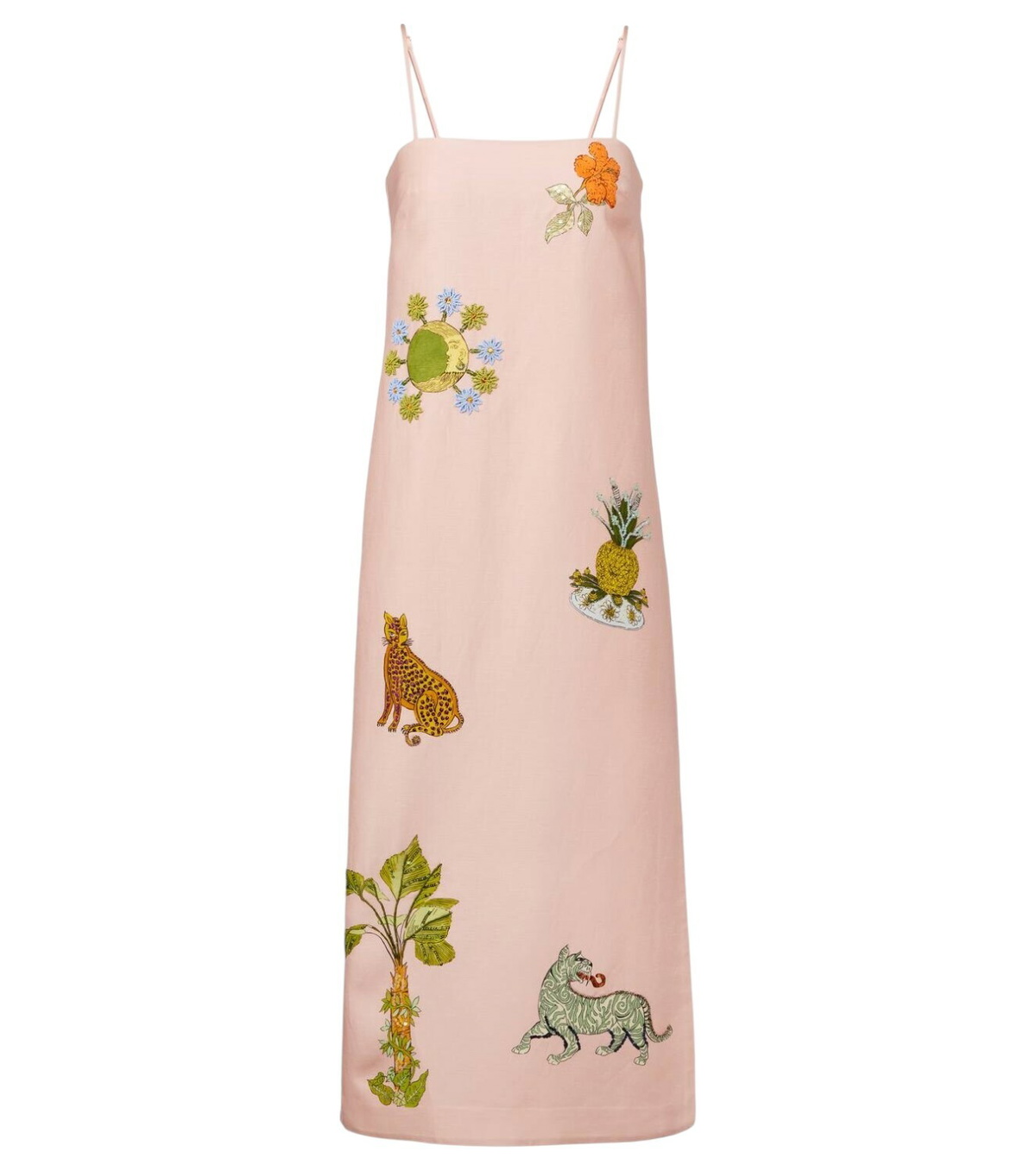 Alémais Hazel printed linen-blend maxi dress ALÉMAIS