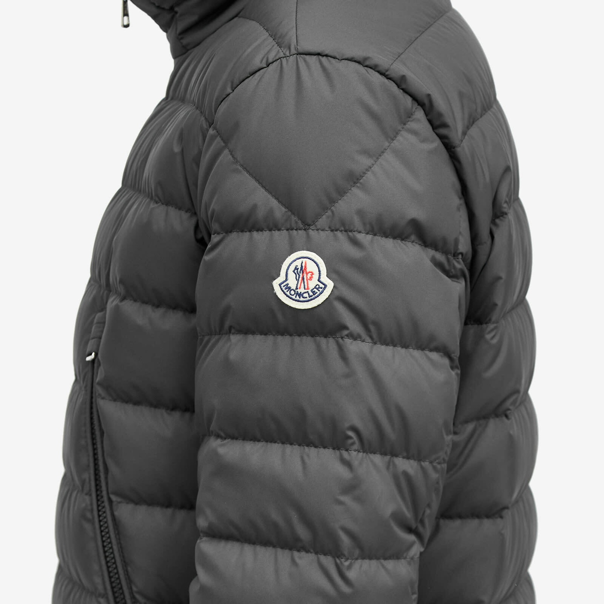 Moncler Men's Alfit Concealed Hood Jacket in Black Moncler