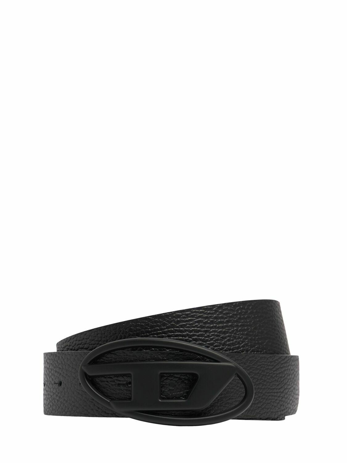 DIESEL 4cm B-1dr Reversible Buckle Leather Belt Diesel