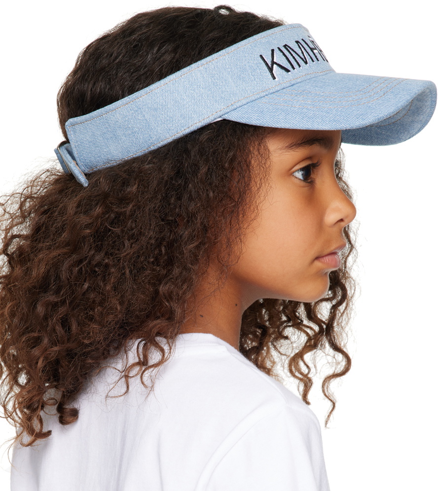 KIMHĒKIM Kids Blue Sun Denim Visor KIMHĒKIM