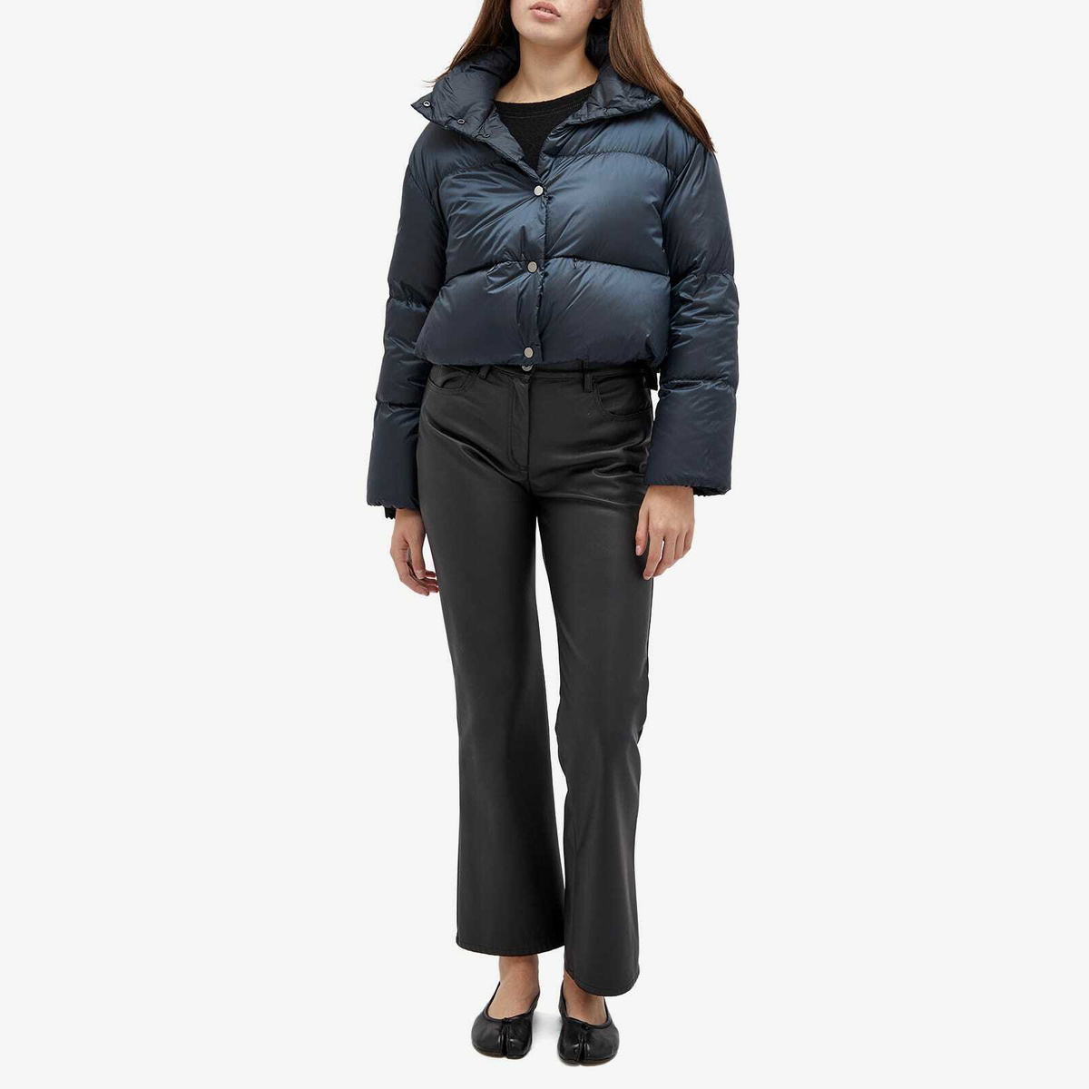 Max Mara Women's Quilted Jacket in Midnight Blue Max Mara