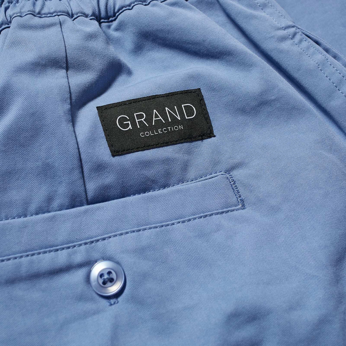 Grand Collection Cotton Short in Sky Blue Grand Collection