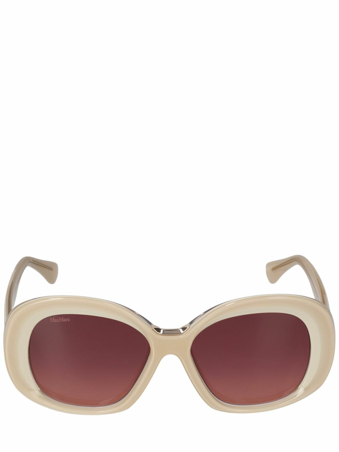 MAX MARA Edna Round Acetate Sunglasses Max Mara