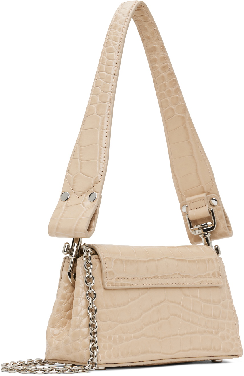 Vivienne Westwood Beige Small Croc Hazel Bag Vivienne Westwood