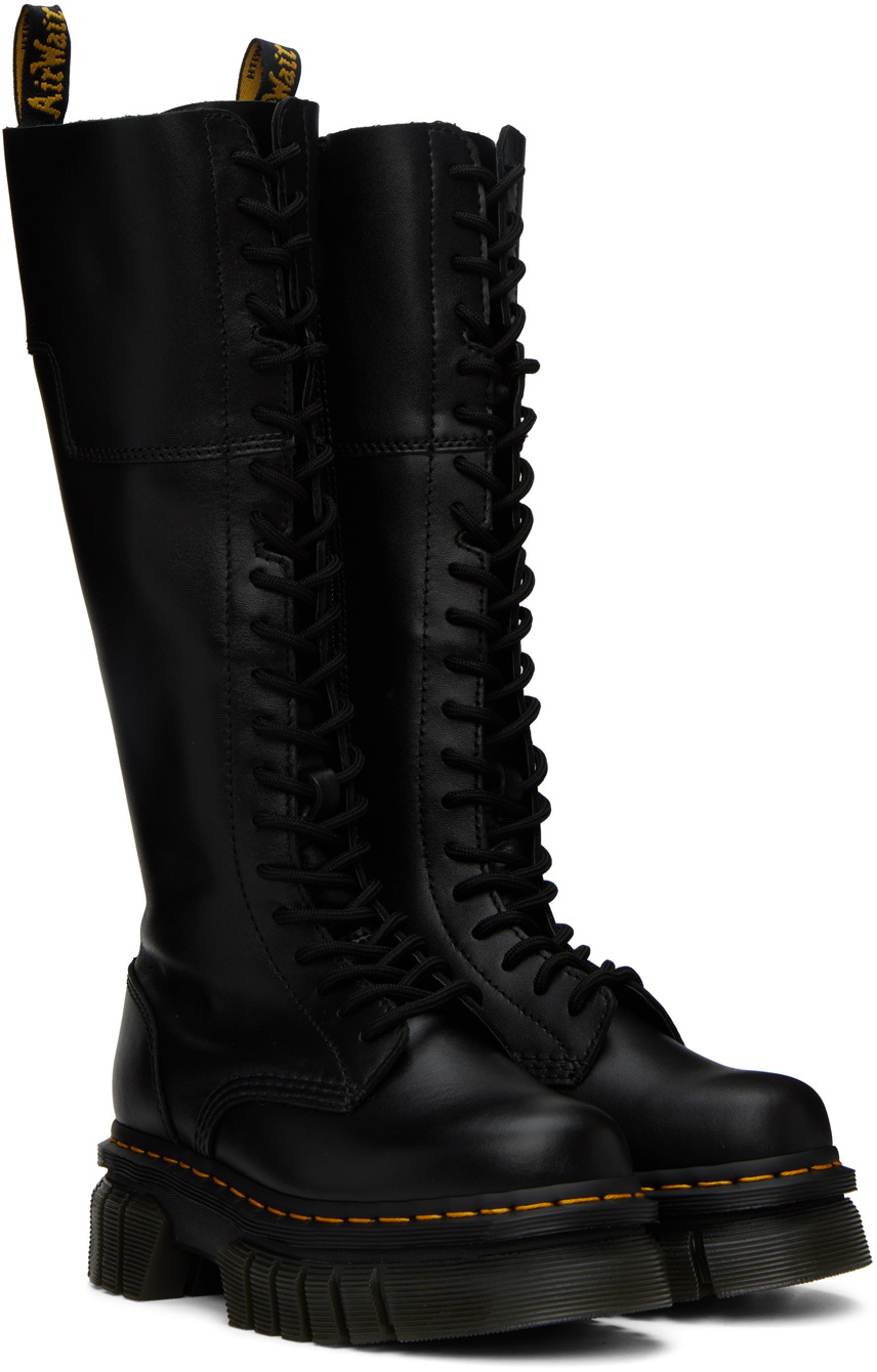 Dr. Martens Black Audrick 20-Eye Boots Dr. Martens