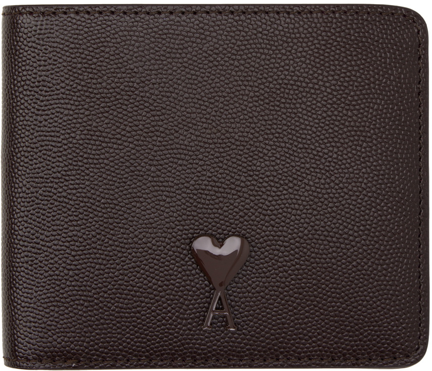 AMI Paris Burgundy Ami de Cœur Wallet AMI