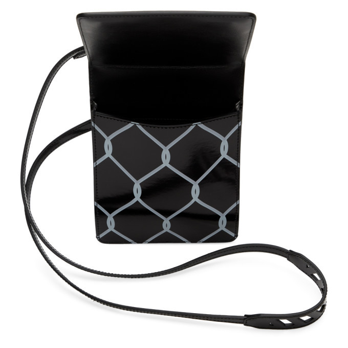 Off-White Black Fence Flat Binder Pouch Off-White