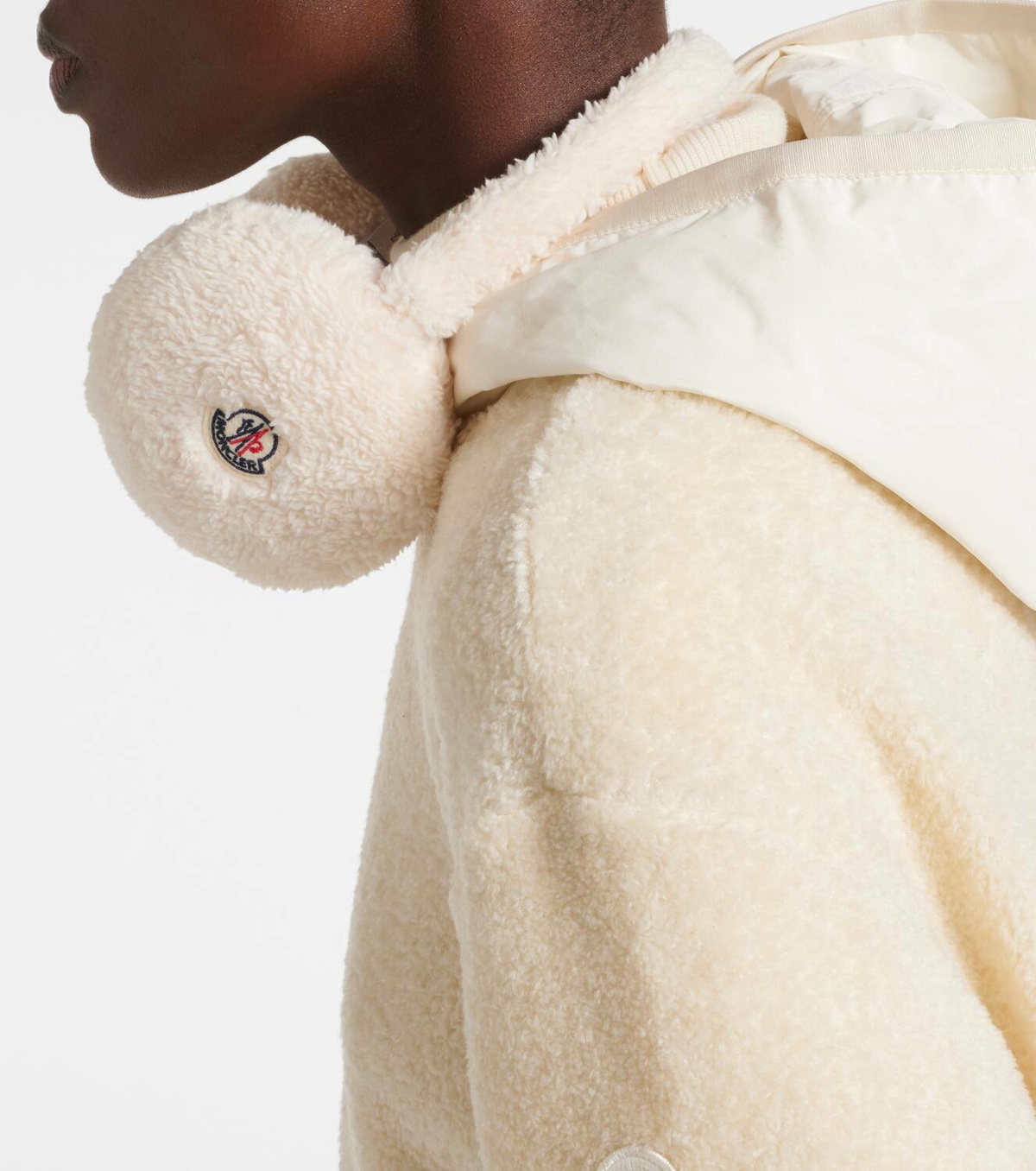 Moncler Logo teddy earmuffs Moncler