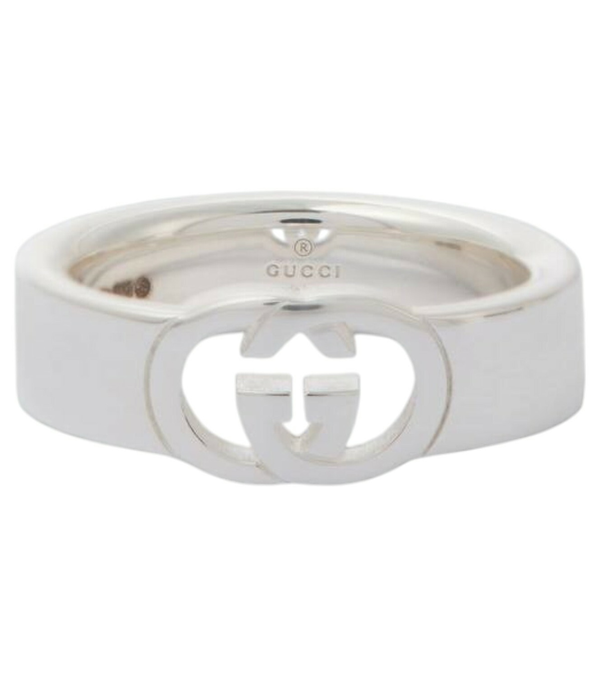 Gucci Interlocking G sterling silver ring Gucci