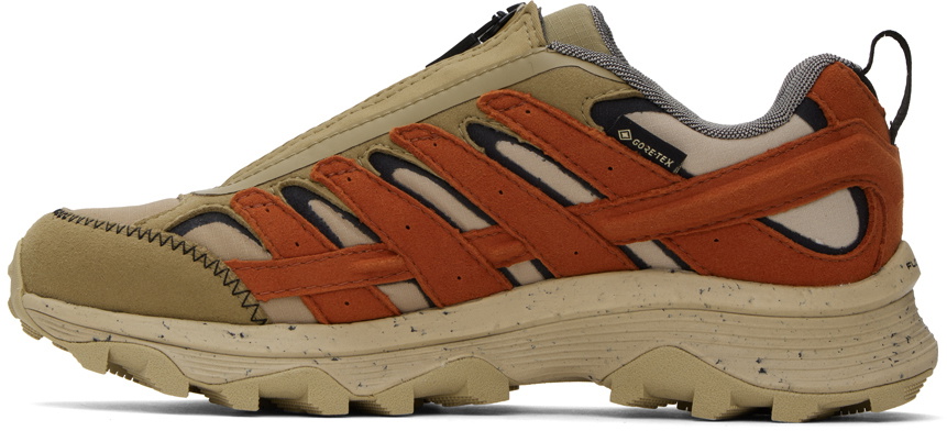 Merrell 1TRL Green & Orange Moab Speed Zip GTX Sneakers Merrell 1TRL