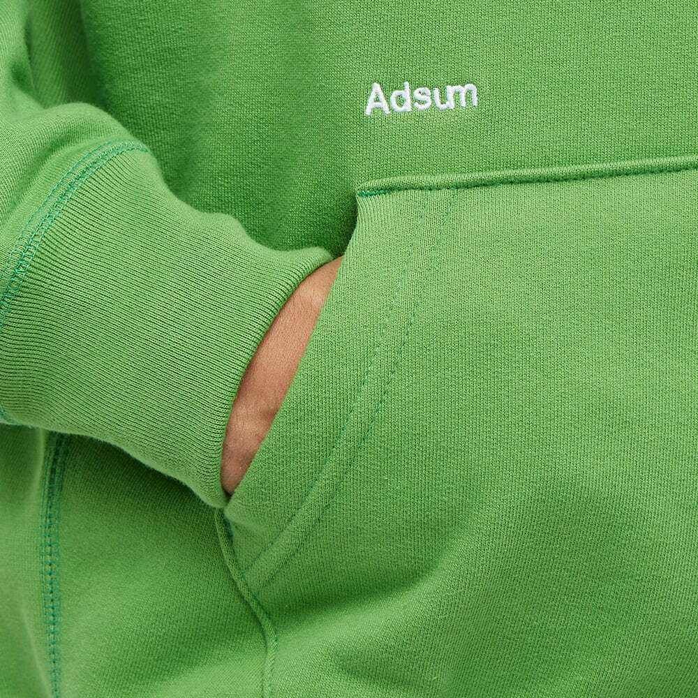 Adsum Men's Core Logo Hoody in Lemon Grass Adsum