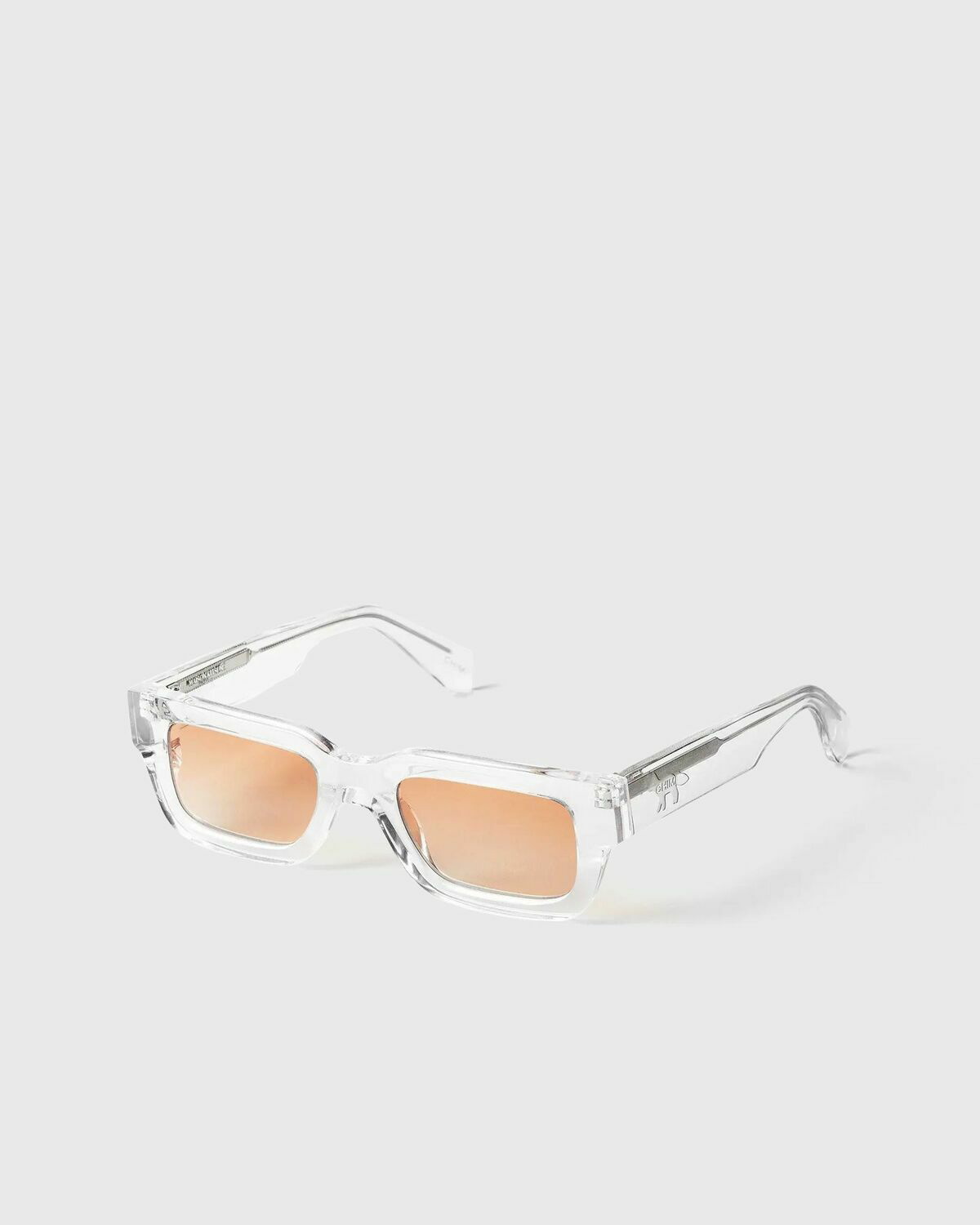 Chimi Eyewear Maison Kitsune X Chimi Square Clear Sunglasses White ...