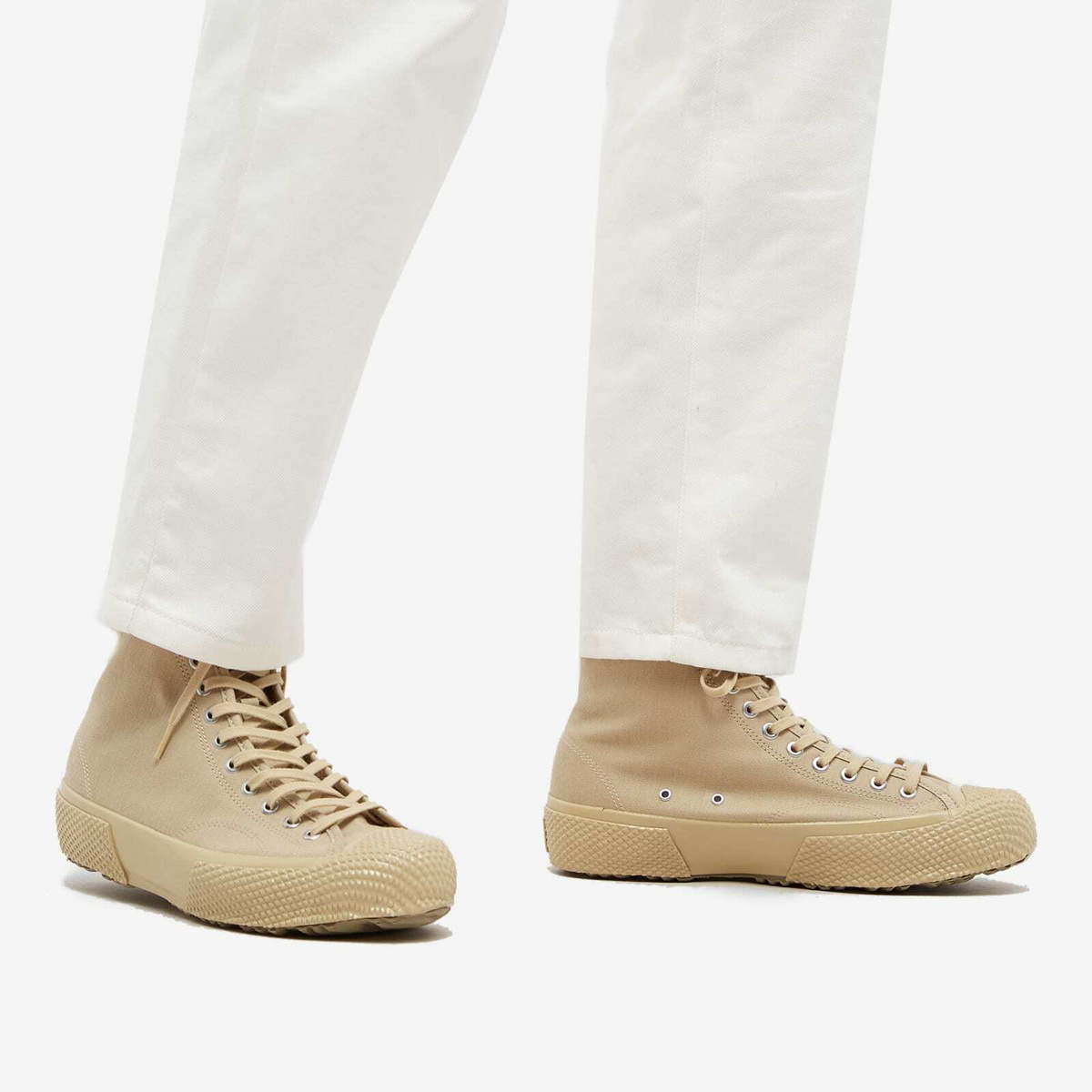 Artifact by Superga Men's 2435 Sateen Hi-Top Sneakers in Beige Artifact ...