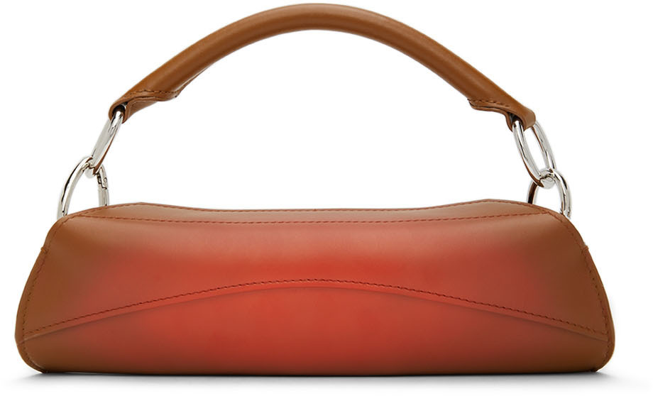 Venczel SSENSE Exclusive Red & Brown Élan Top Handle Bag