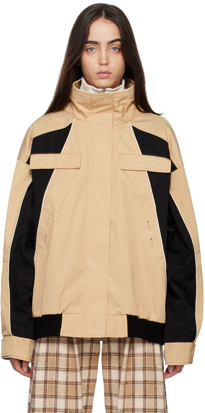 Kijun Beige Dino Shell Jacket Kijun