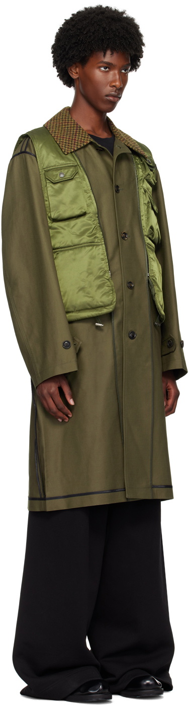 Andersson Bell Khaki Layered Inside-Out Coat Andersson Bell