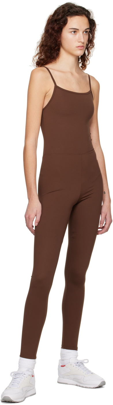 Girlfriend Collective Brown Cami Unitard Girlfriend Collective