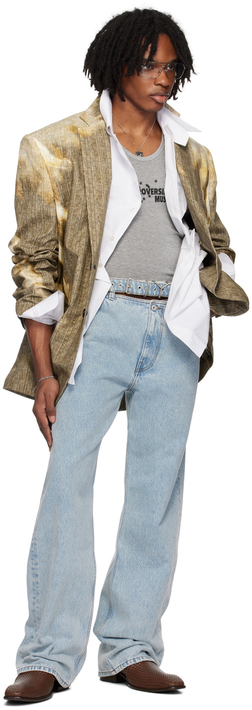 Y/Project Beige Sun Bleached Blazer Y/Project