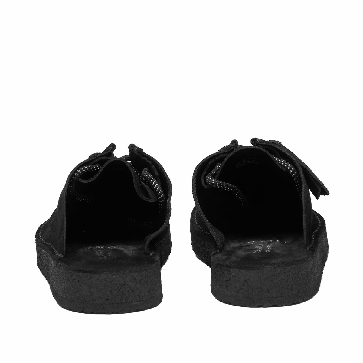 Clarks Originals Women's Jorja Smith x Desert Nomad Mule Shoe in Black Clarks Originals