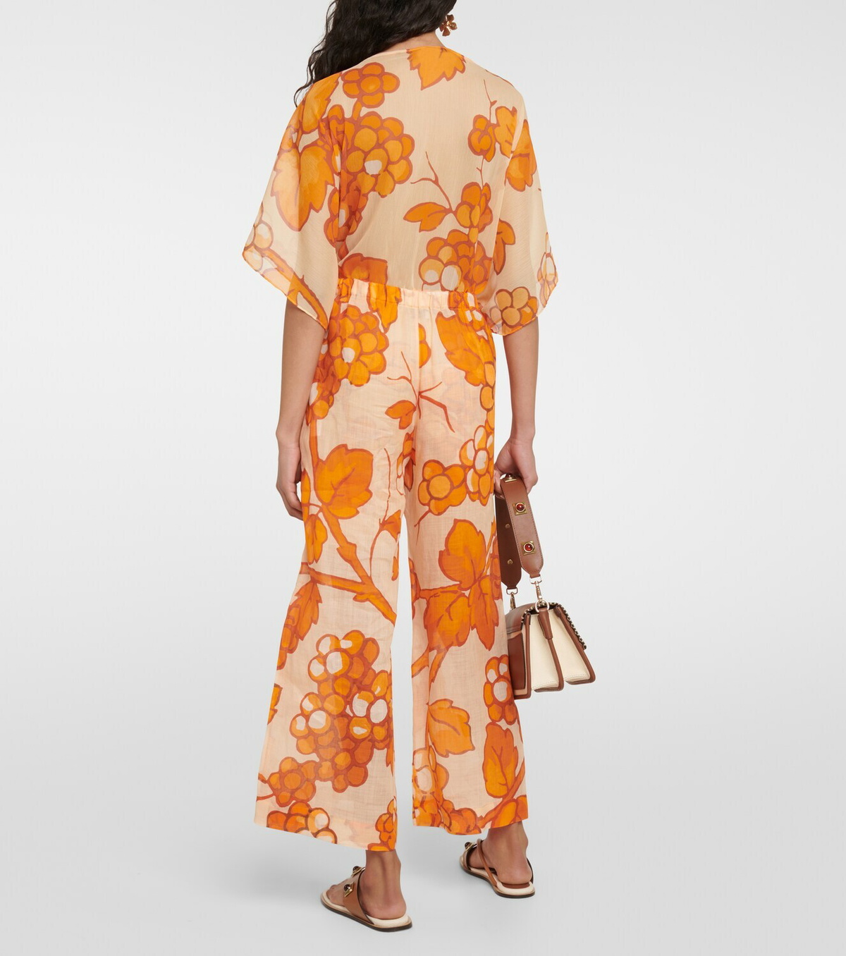 Etro Printed ramie pants Etro