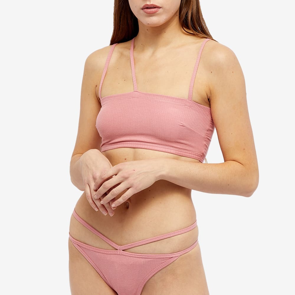 Baserange Women's Nida Strappy Bra in Ruby Baserange