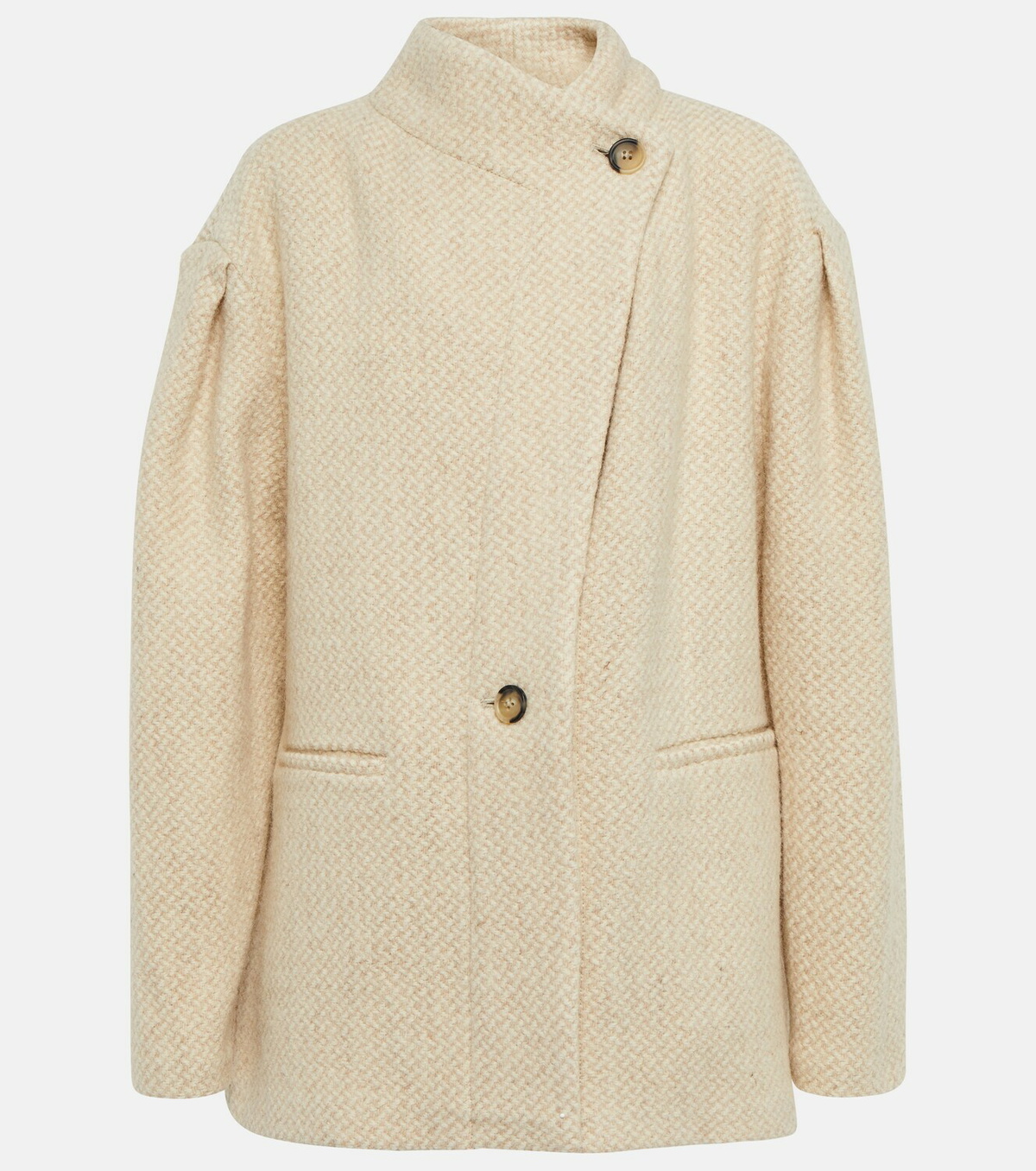 Marant Etoile Jabadi herringbone virgin wool jacket Isabel Marant Etoile