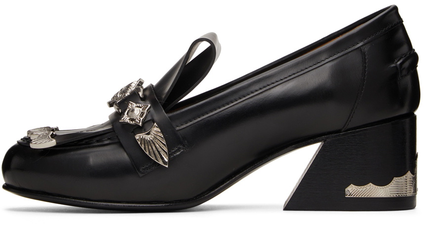 Toga Pulla Leather Loafer Heels Toga Pulla