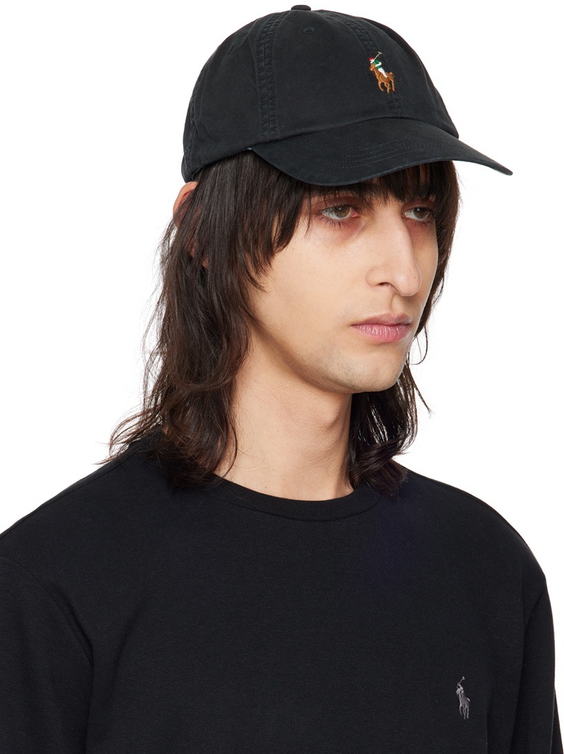 Polo Ralph Lauren Black Ball Cap Polo Ralph Lauren