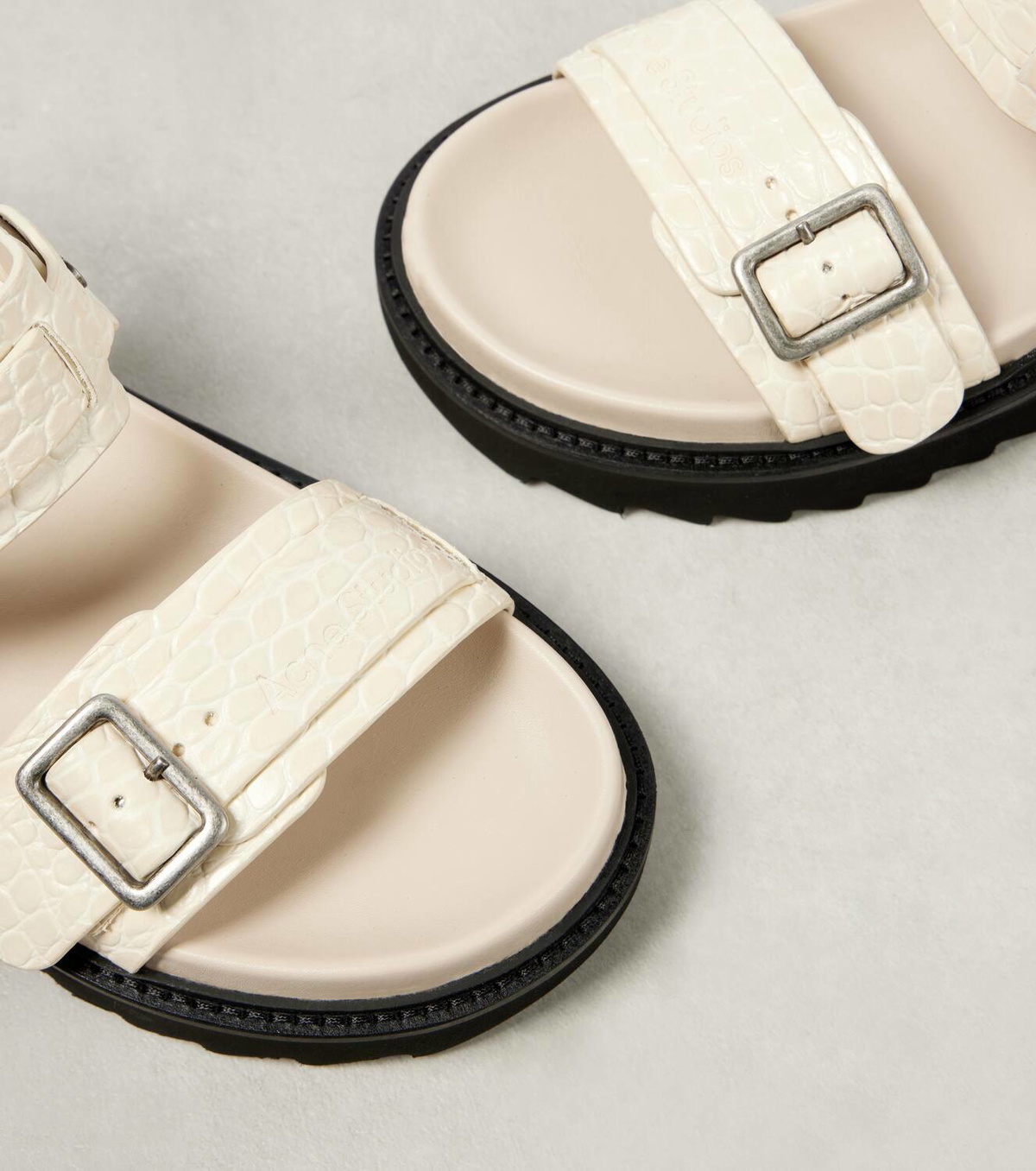 Acne Studios Leather platform sandals Acne Studios