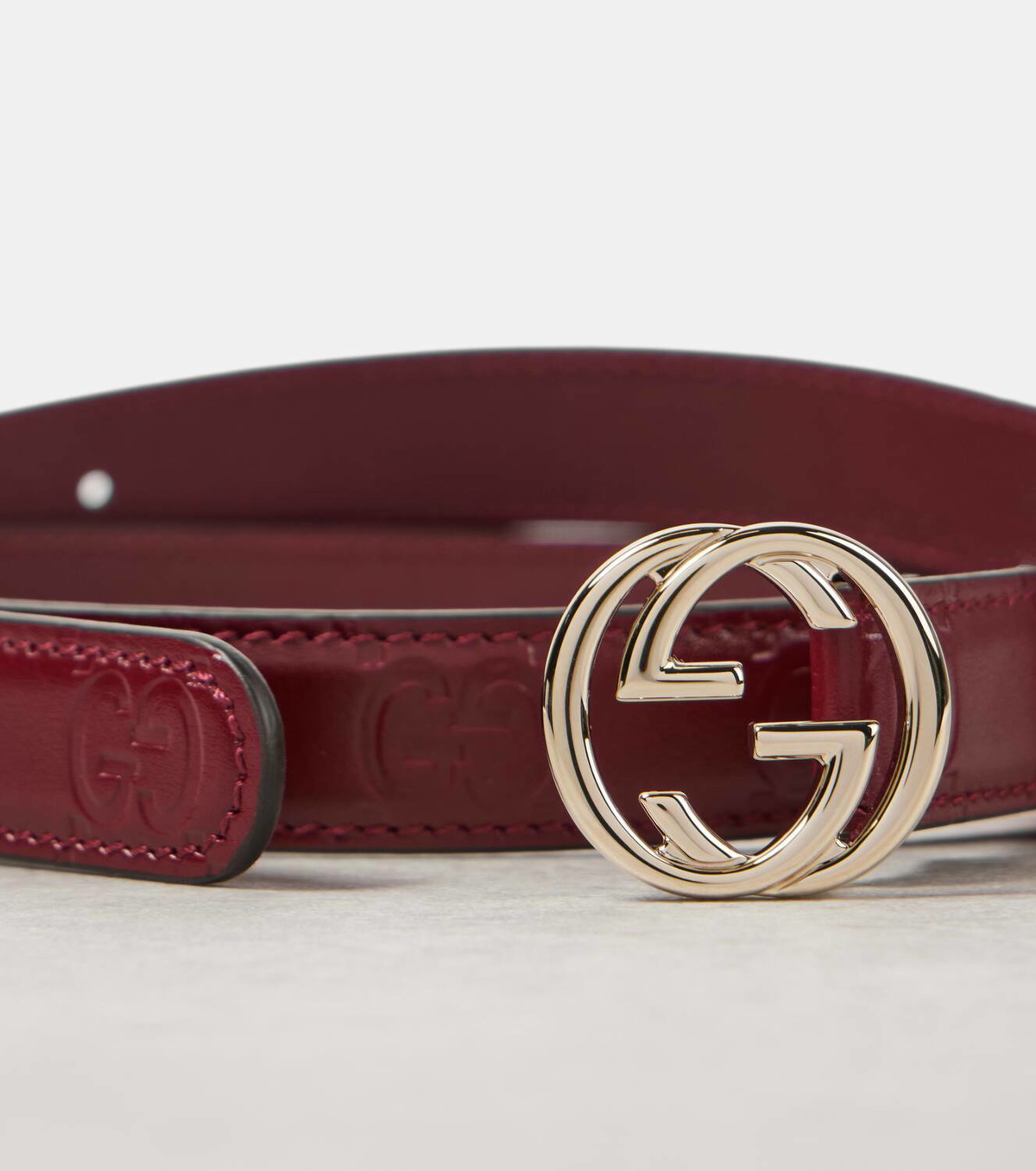 Gucci Interlocking G leather belt Gucci
