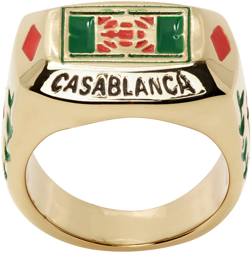 Casablanca Gold Tennis Club Ring Casablanca