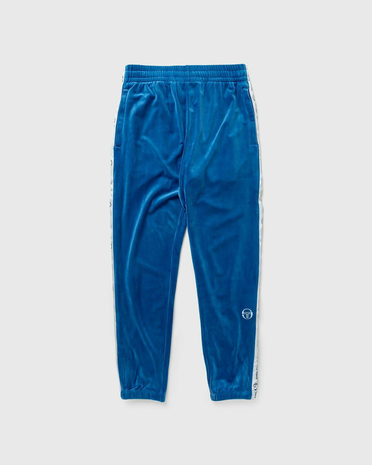 Sergio Tacchini Logo Velour Track Pant Blue Sweatpants Sergio Tacchini