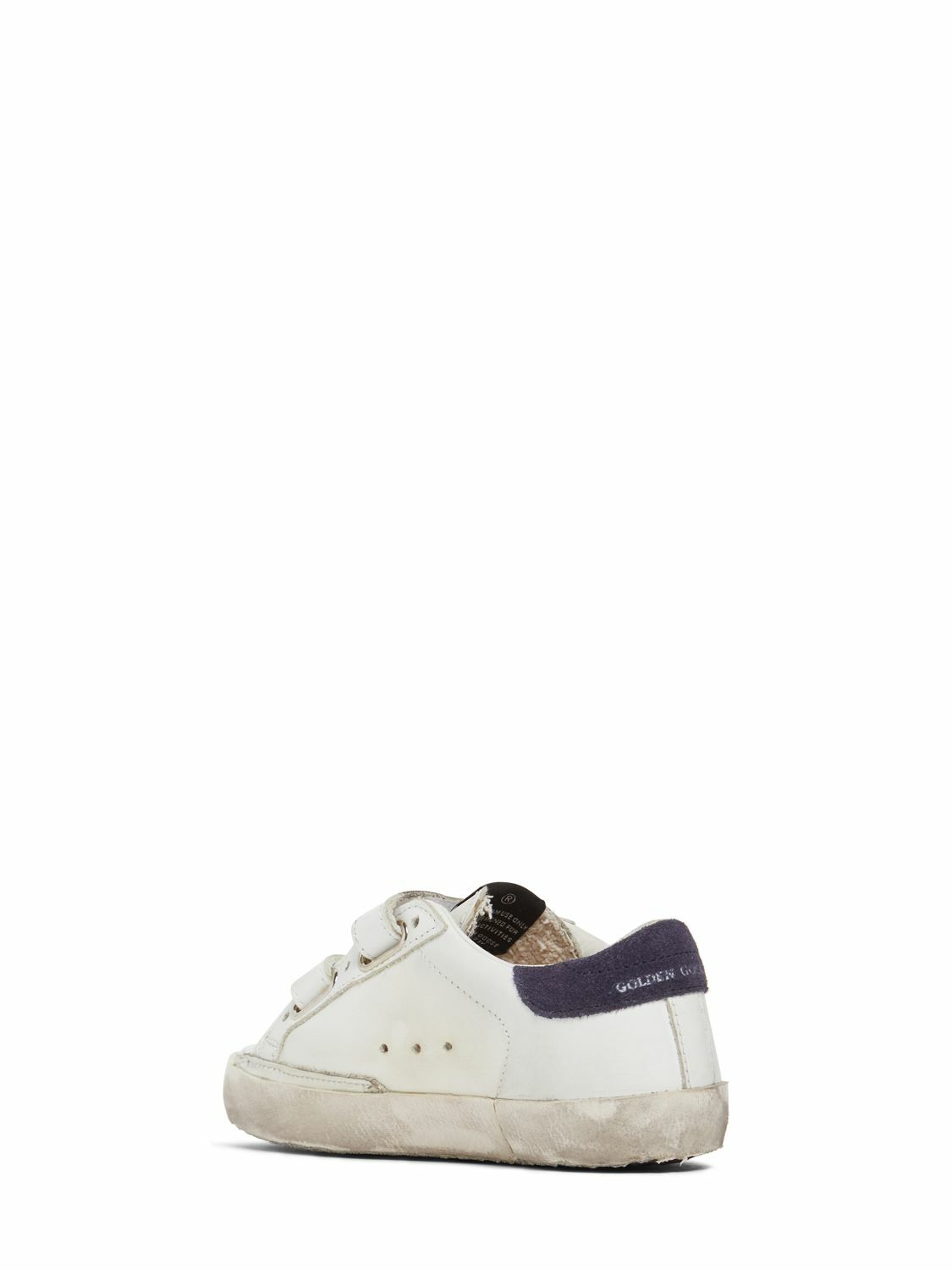 GOLDEN GOOSE Old School Leather Strap Sneakers Golden Goose Deluxe Brand