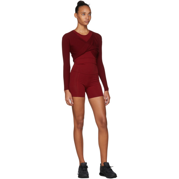 Live the Process Red Knit Cross Body Sweater Live the Process